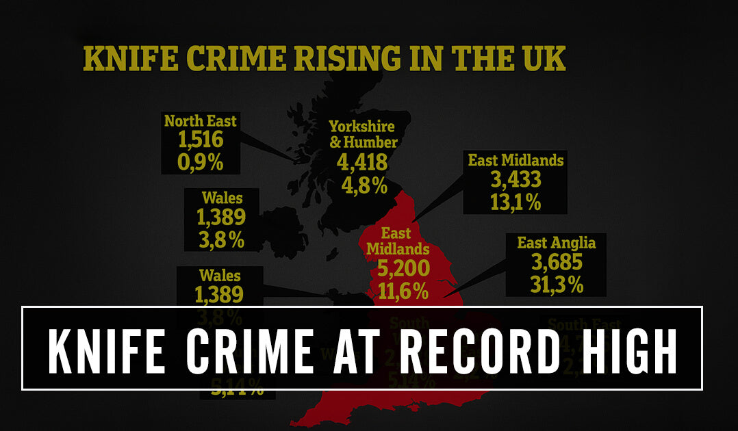Knife Crime at Record High Across The UK