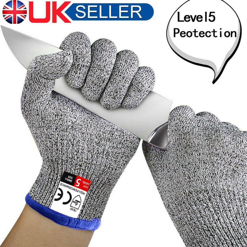 Cut/slash Resistant Safety Gloves with infused Stainless Steel Wire Me