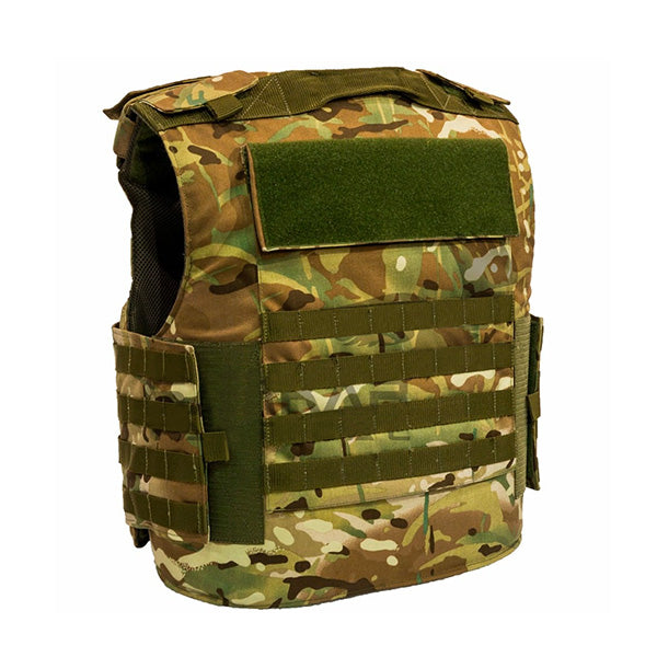 Tactical vest plate carrier store